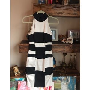 Karen Millen | Dresses | Karen Millen Colorblock Cocktail Dress | Poshmark
